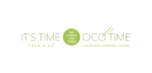 OCO TIME & IT'S TIME – It's Time for Oco Time. Eat a piece for peace.