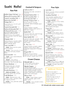 MENU – OCO TIME & IT'S TIME