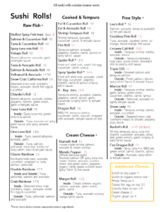 MENU – OCO TIME & IT'S TIME